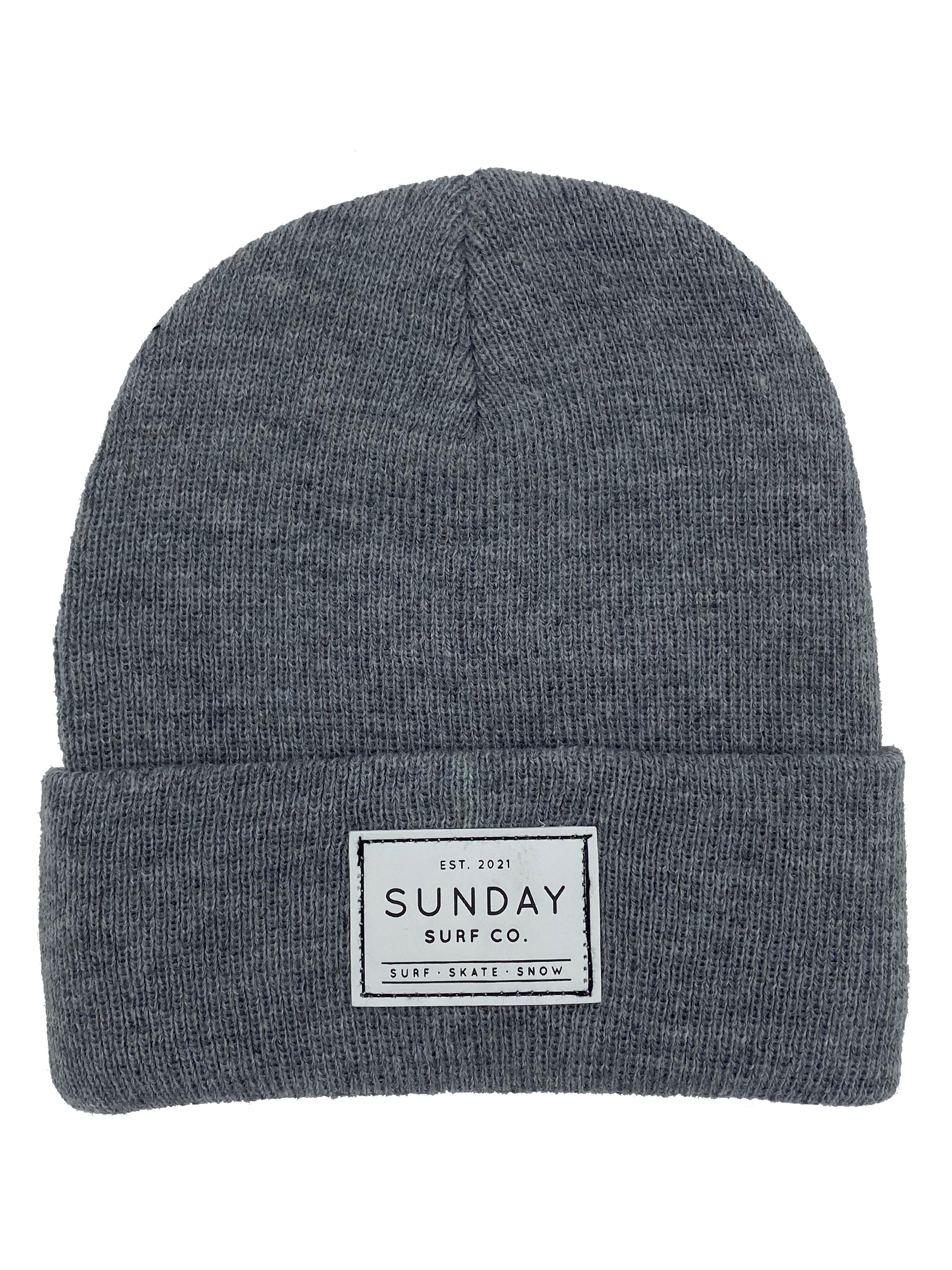 Shred - Classic Grey Beanie – SUNDAY & CO.